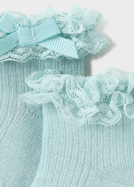 Calze color tiffany New Born – Virgola | Il momento dei bambini